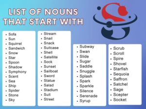 Nouns That Start With S (With Meanings and Examples)
